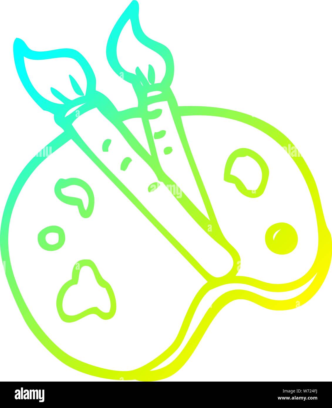 Cold palette Cut Out Stock Images & Pictures - Alamy