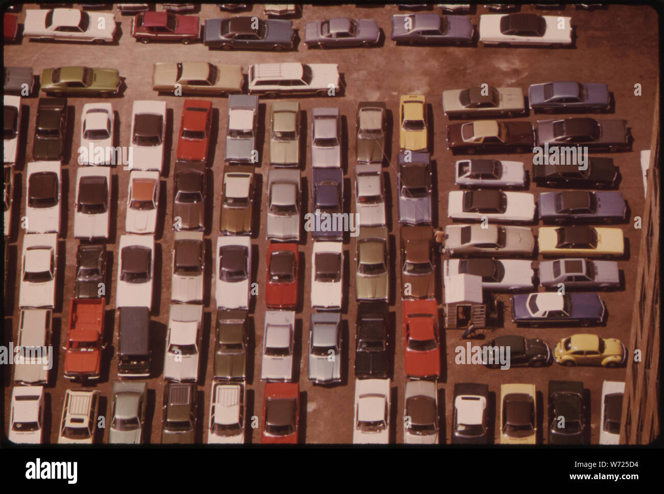 DOWNTOWN PARKING LOT Stock Photo - Alamy