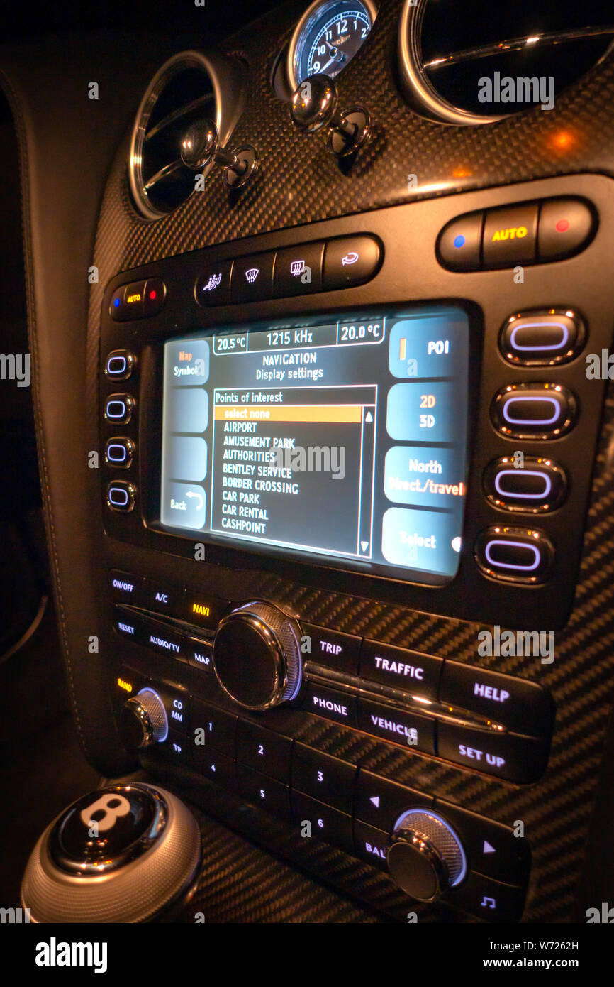 Car centre console hi-res stock photography and images - Alamy