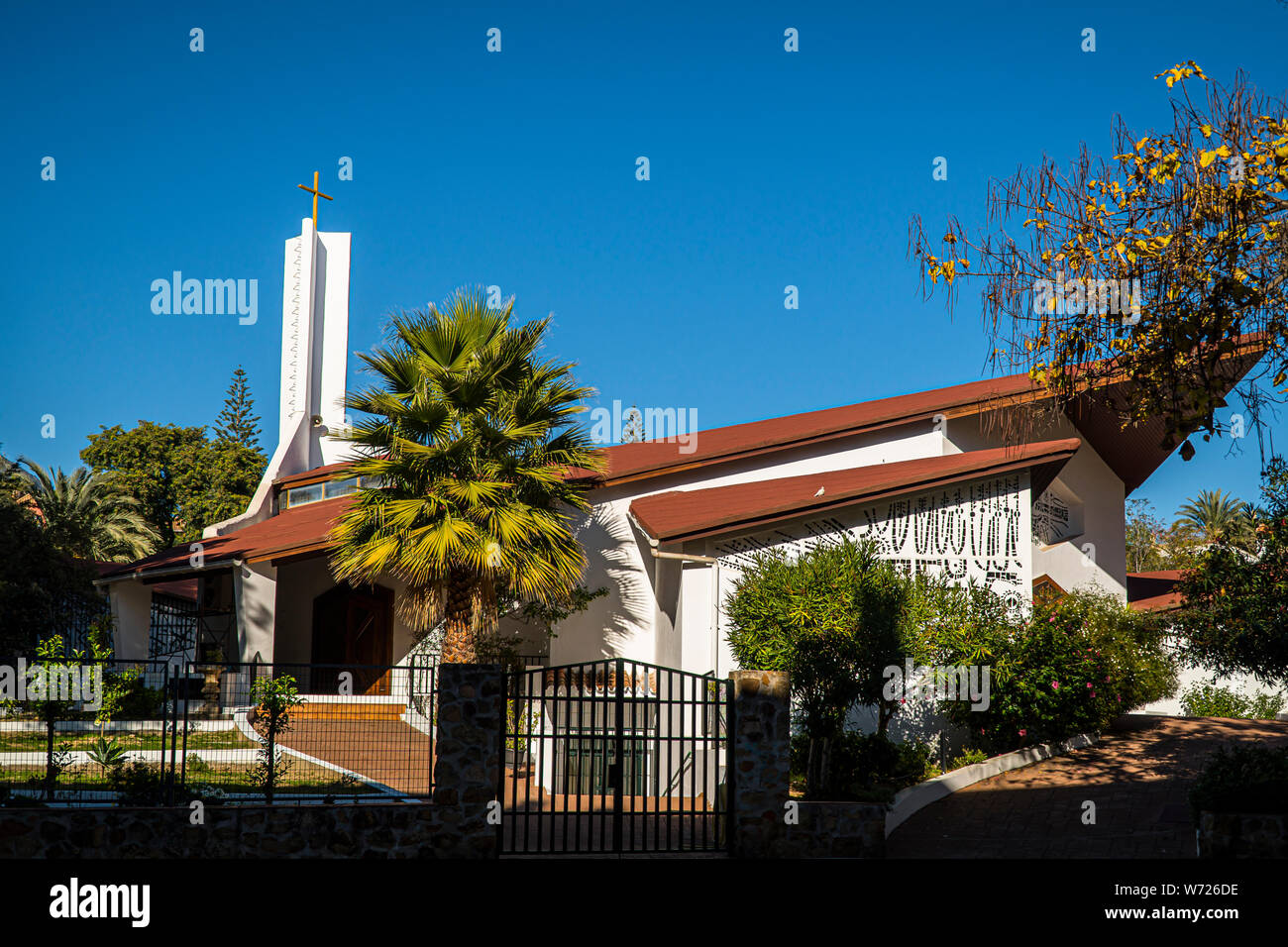 NOVEMBER 21, 2017 - MARBELLA, SPAIN. Modern Spanish Church - 'Parroquia ...