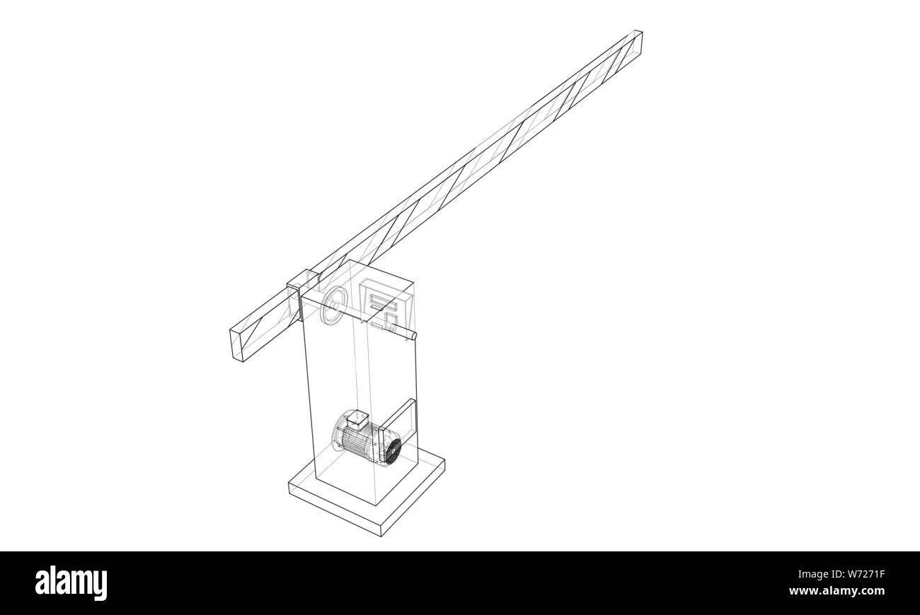 Outline Barrier gate. Vector Stock Vector Image & Art - Alamy