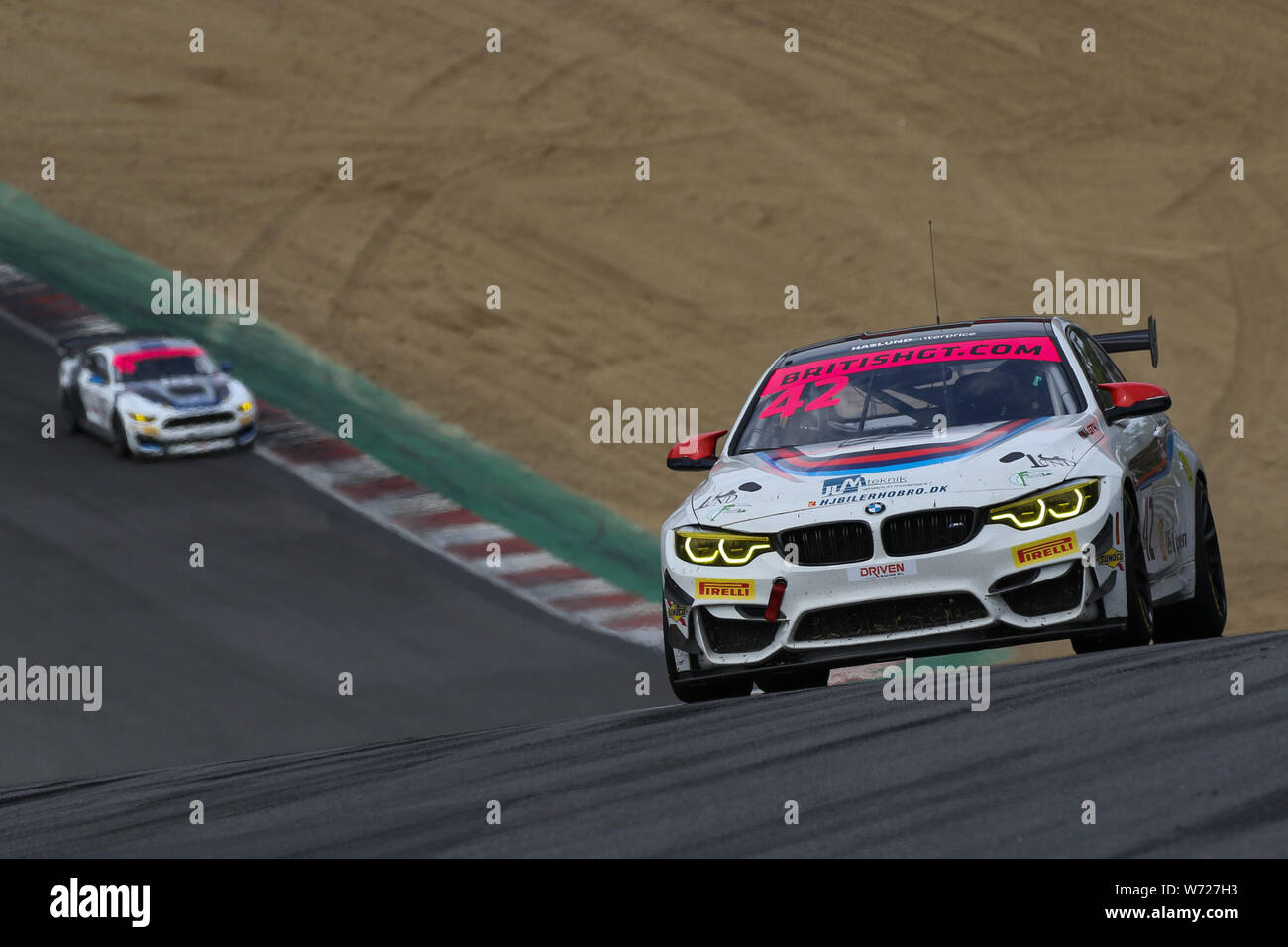 Longfield, UK. 04th Aug, 2019. Century Motorsport BMW M4 GT4 with ...