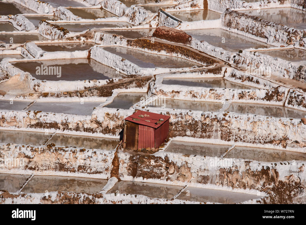 The beautiful salt pans of Maras, Sacred Valley, Peru Stock Photo - Alamy