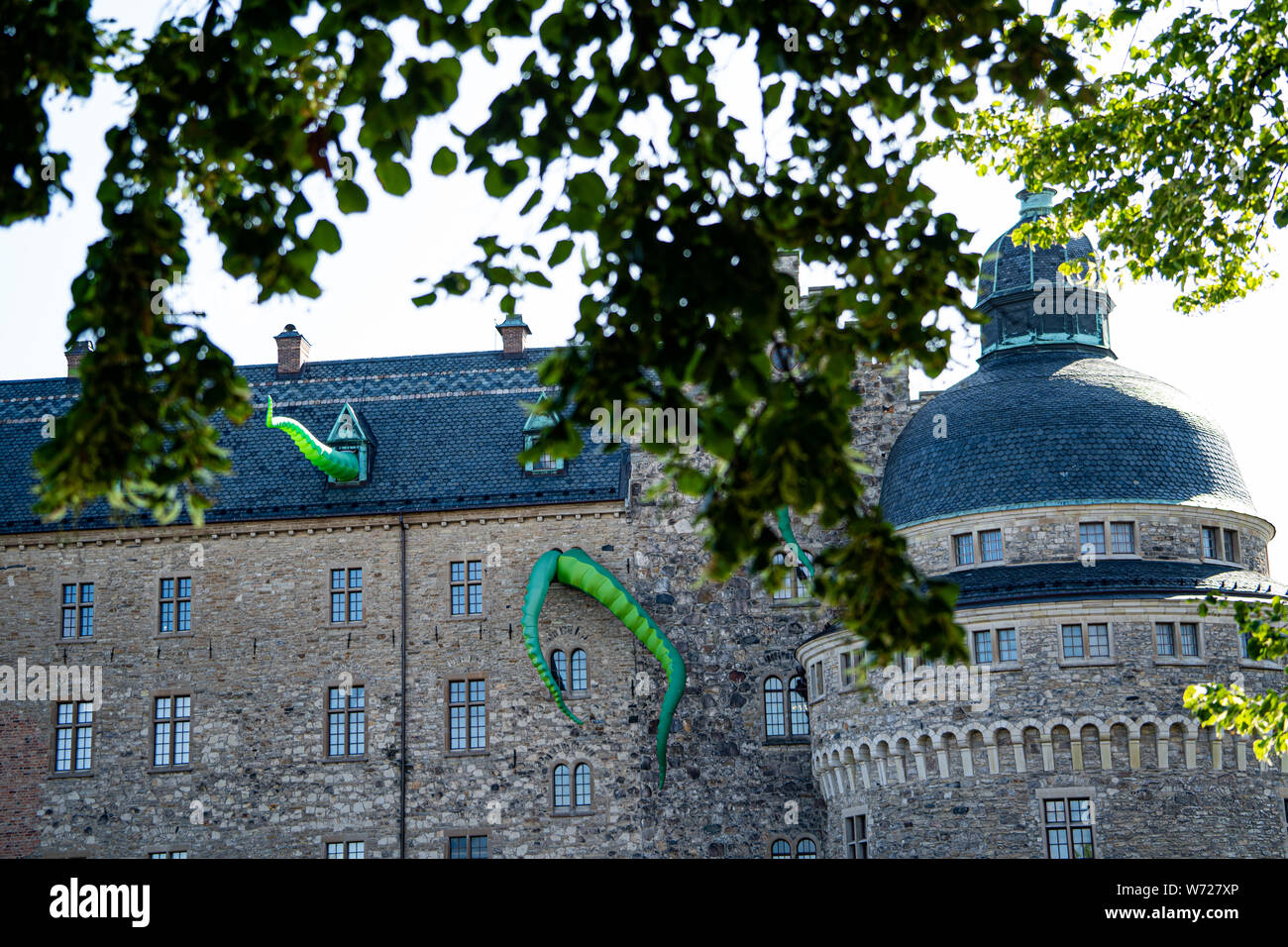 Örebro Castle. A medieval castle fortification in Örebro, Närke, Sweden ...