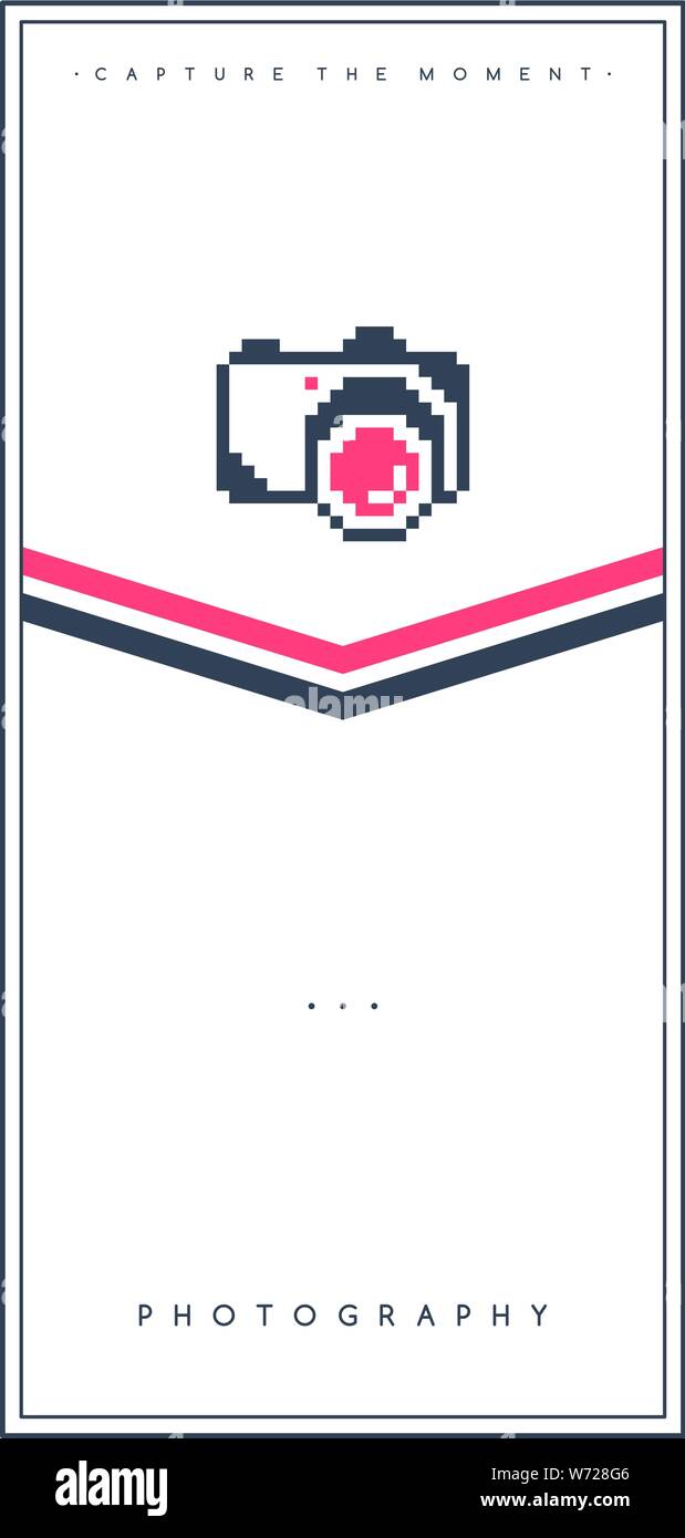 photography camera theme flyer brochure poster template vector art ...