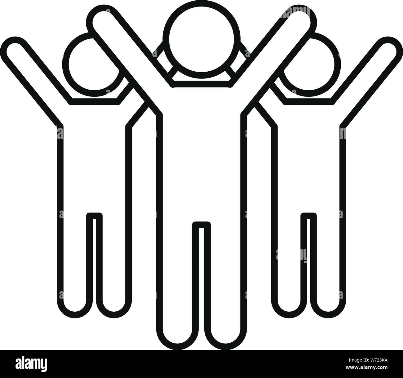 Volunteer group icon. Outline volunteer group vector icon for web ... Volunteer group icon. Outline volunteer group vector icon for web ...