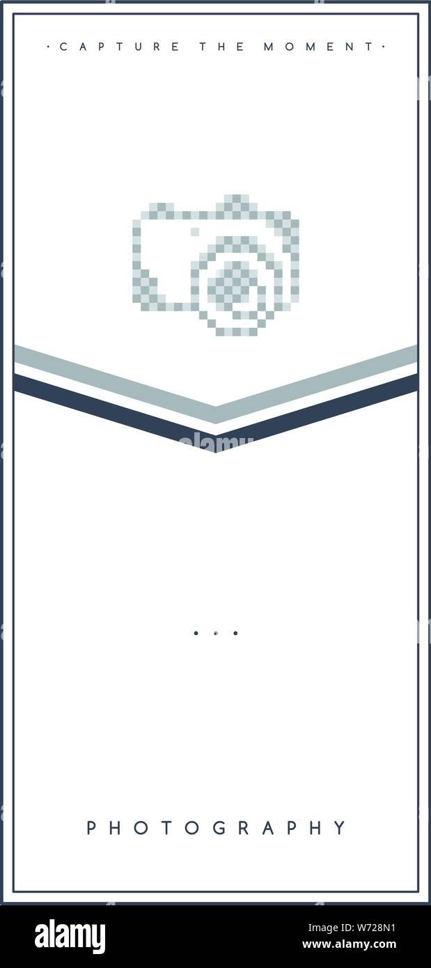 photography camera theme flyer brochure poster template vector art ...