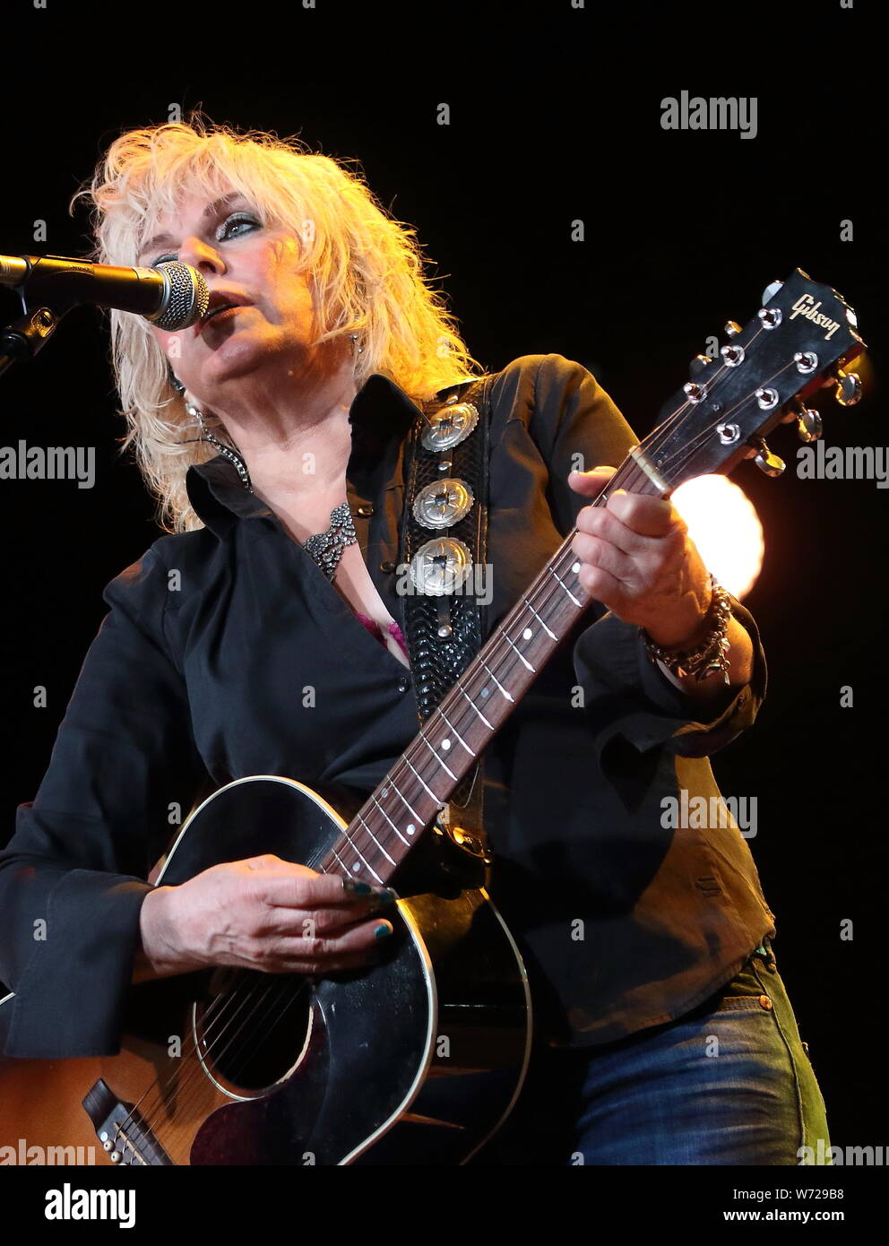 A US Grammy Award winning Country music star, Lucinda Williams performs ...