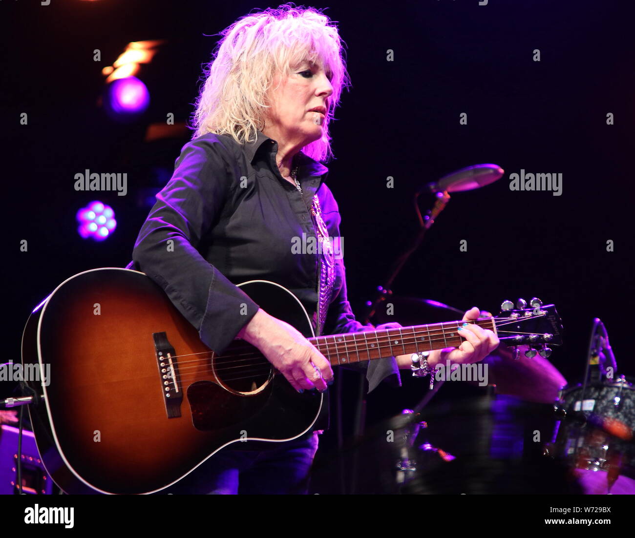 A US Grammy Award winning Country music star, Lucinda Williams performs ...