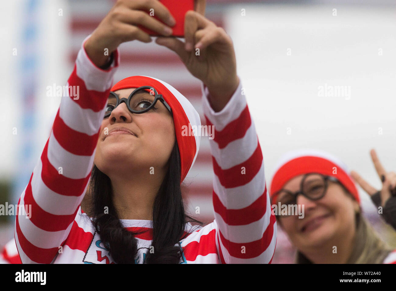 Sao Paulo, Brazil. 4th Aug, 2019. Thousands of people dressed as the ...