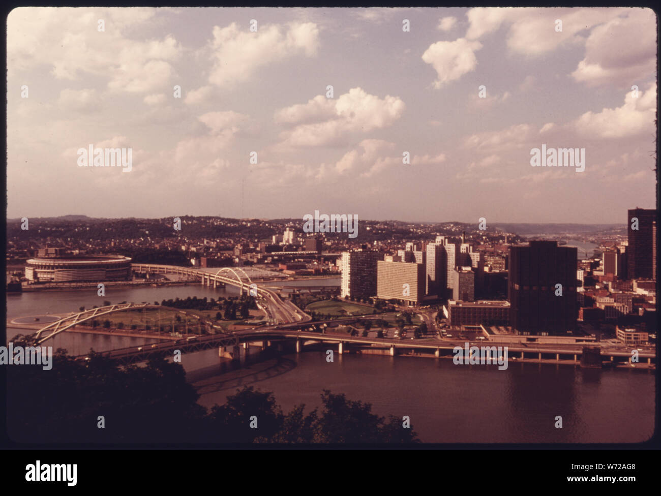 GOLDEN TRIANGLE SHOWN FROM THE MT. WASHINGTON AREA. IT WAS GIVEN THE ...