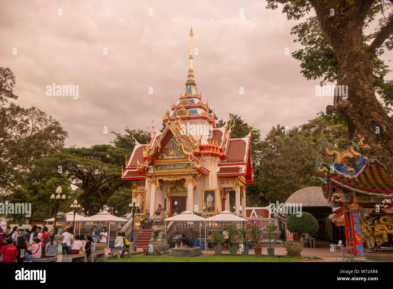 the city pillar shrine in the city of Chanthaburi in the north of ...
