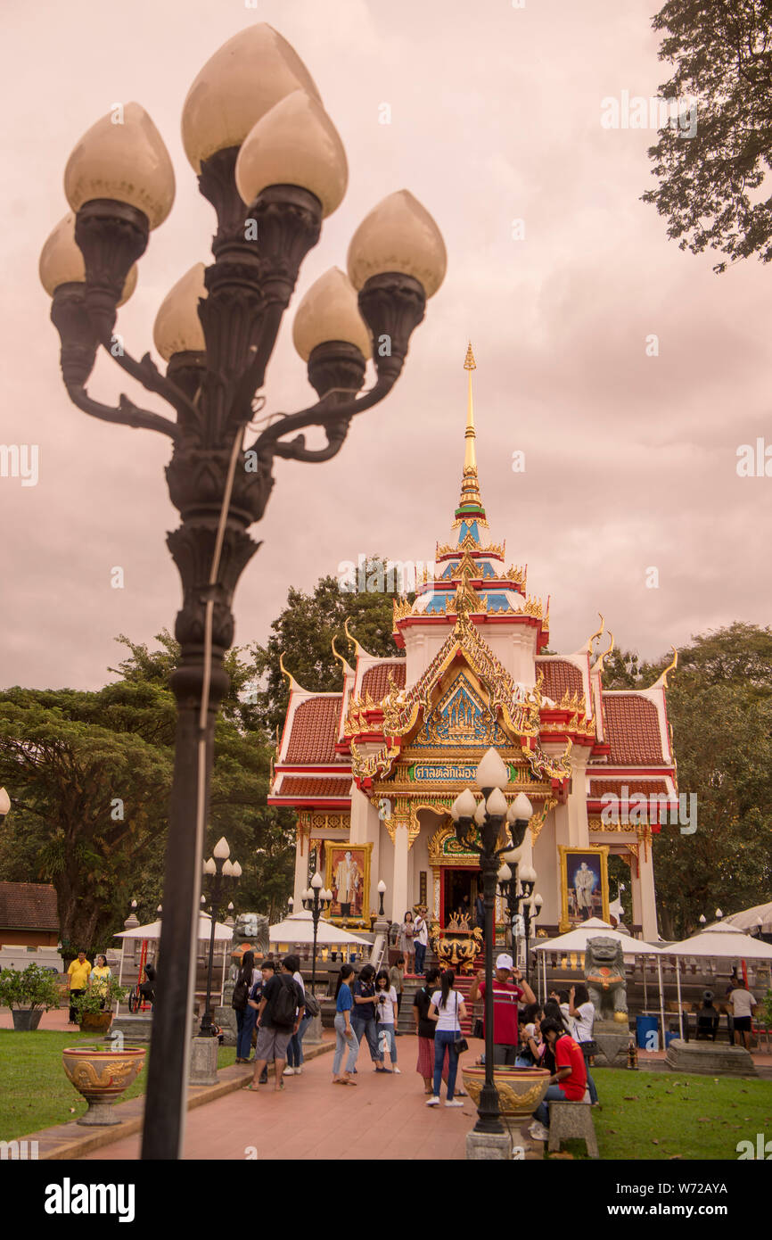 the city pillar shrine in the city of Chanthaburi in the north of ...