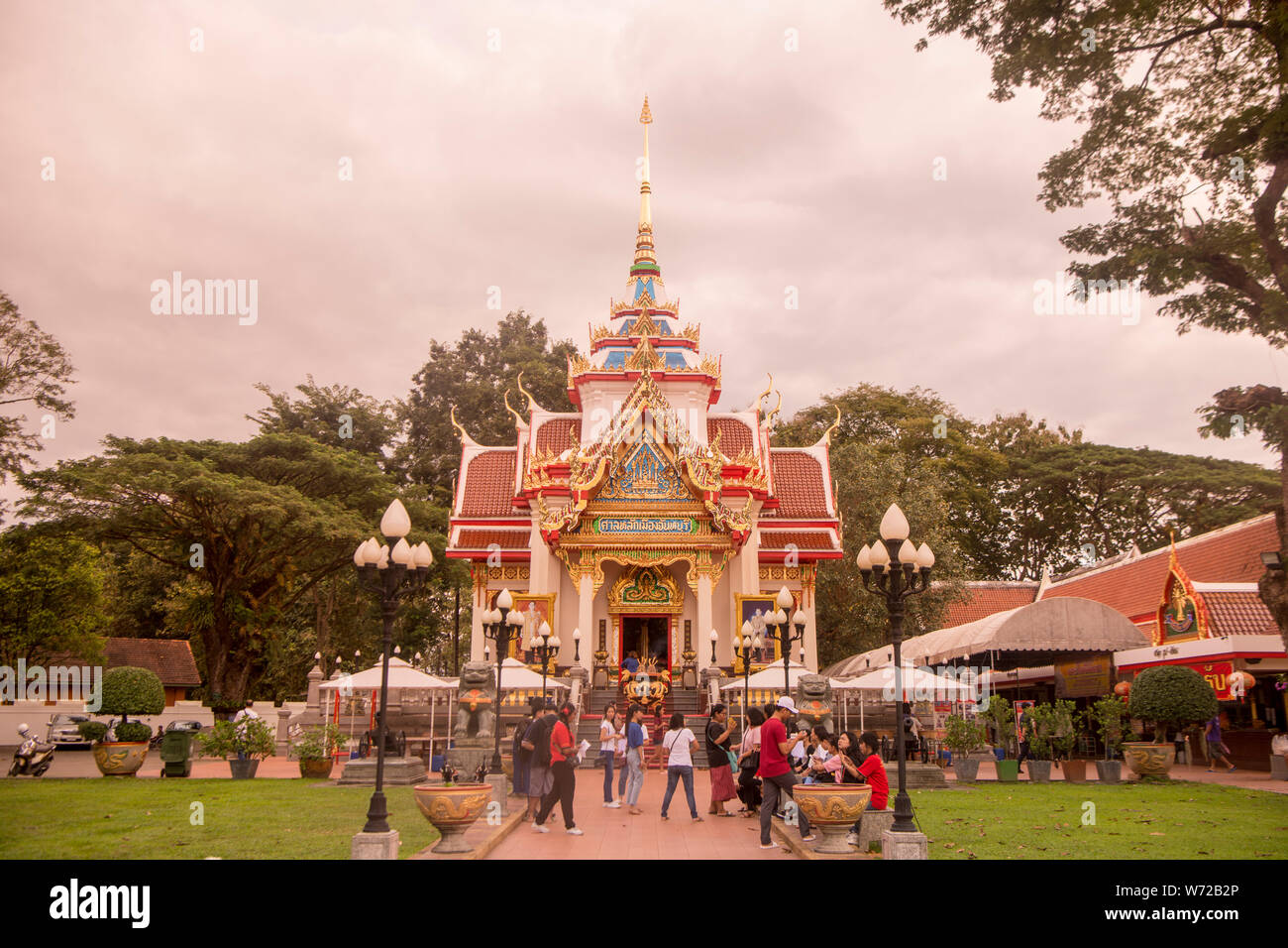 the city pillar shrine in the city of Chanthaburi in the north of ...