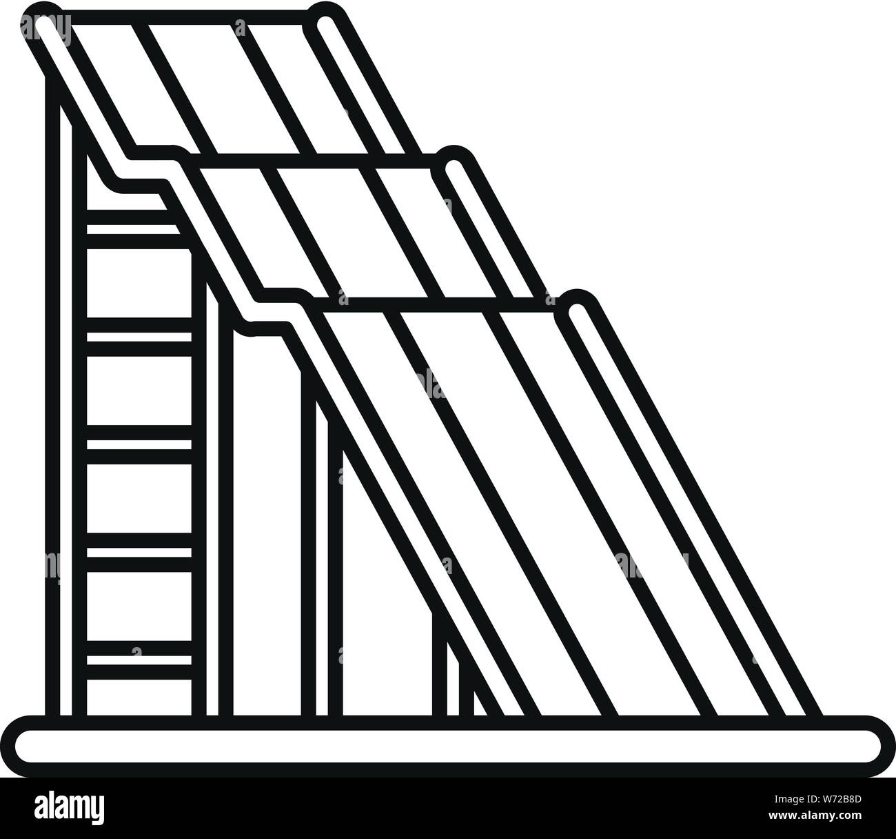 Water Slide Clip Art Black And White