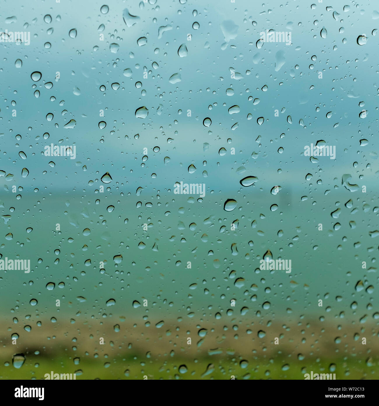 Rain drops view hi-res stock photography and images - Alamy