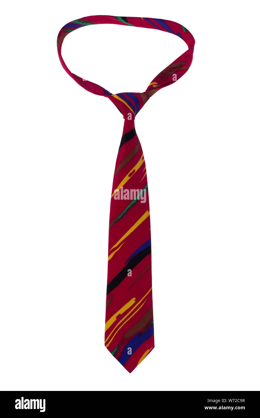 a necktie on white background Stock Photo - Alamy
