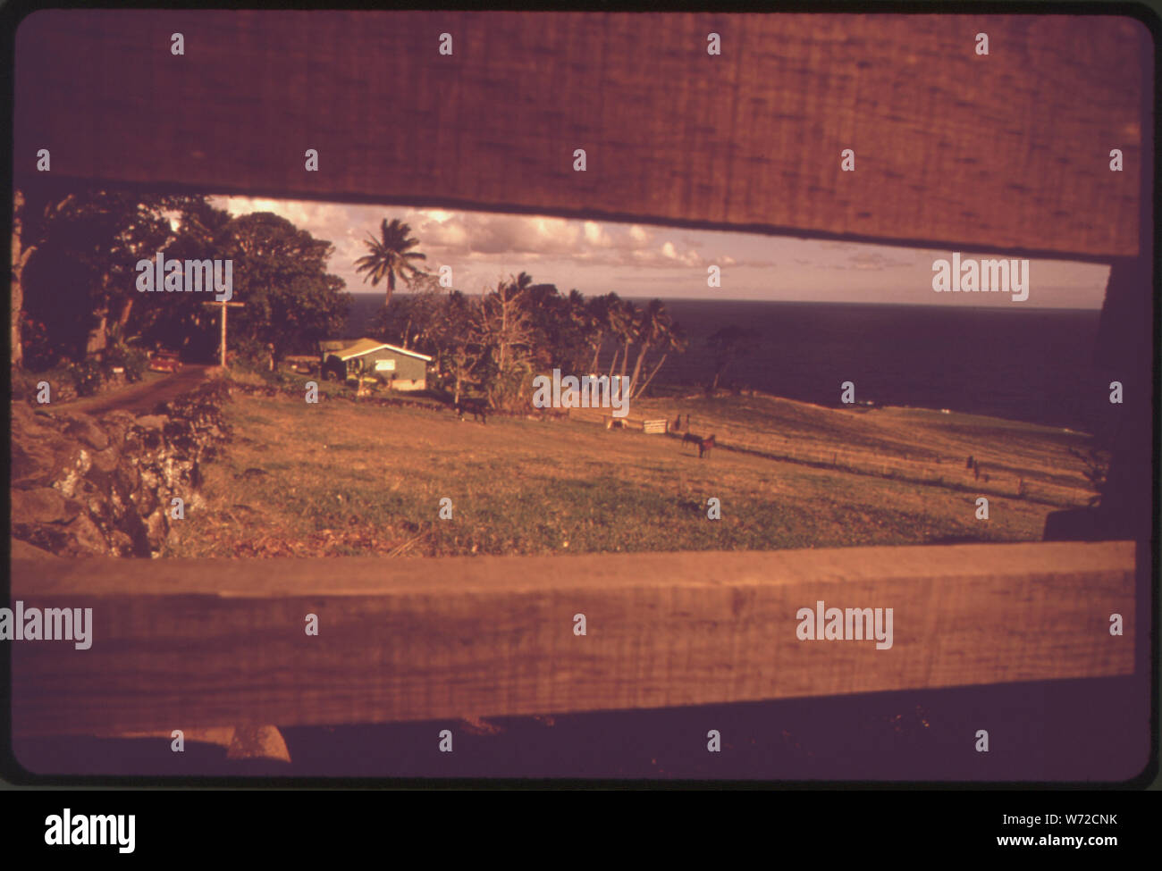 HOUSE IN RURAL DISTRICT ALONG HIGHWAY 36 NEAR HANA. RURAL DISTRICTS ARE ...