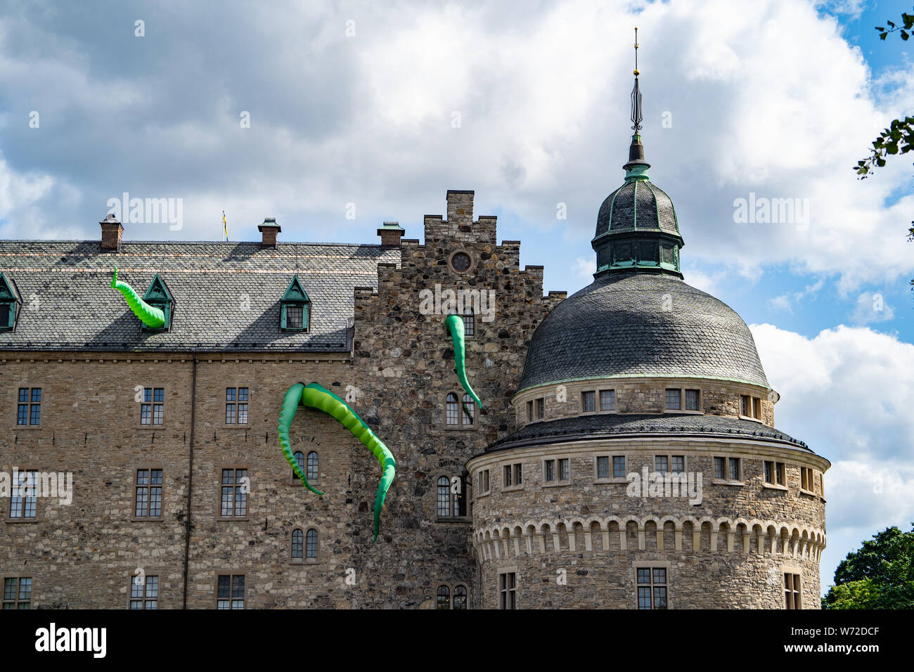 Örebro Castle. A medieval castle fortification in Örebro, Närke, Sweden ...