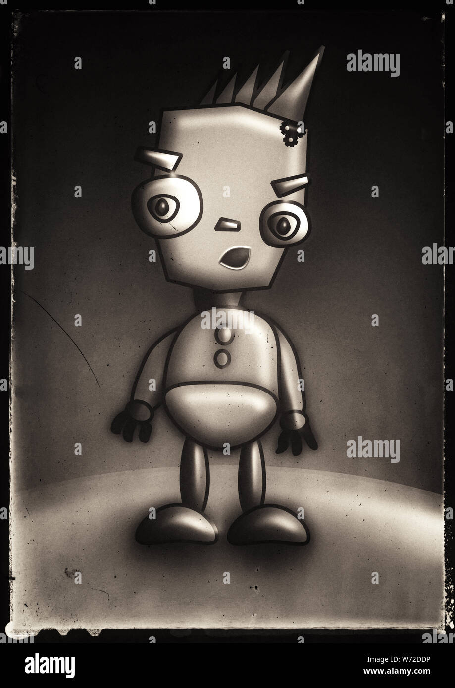 Robot autonomous technology character hi-res stock photography and ...