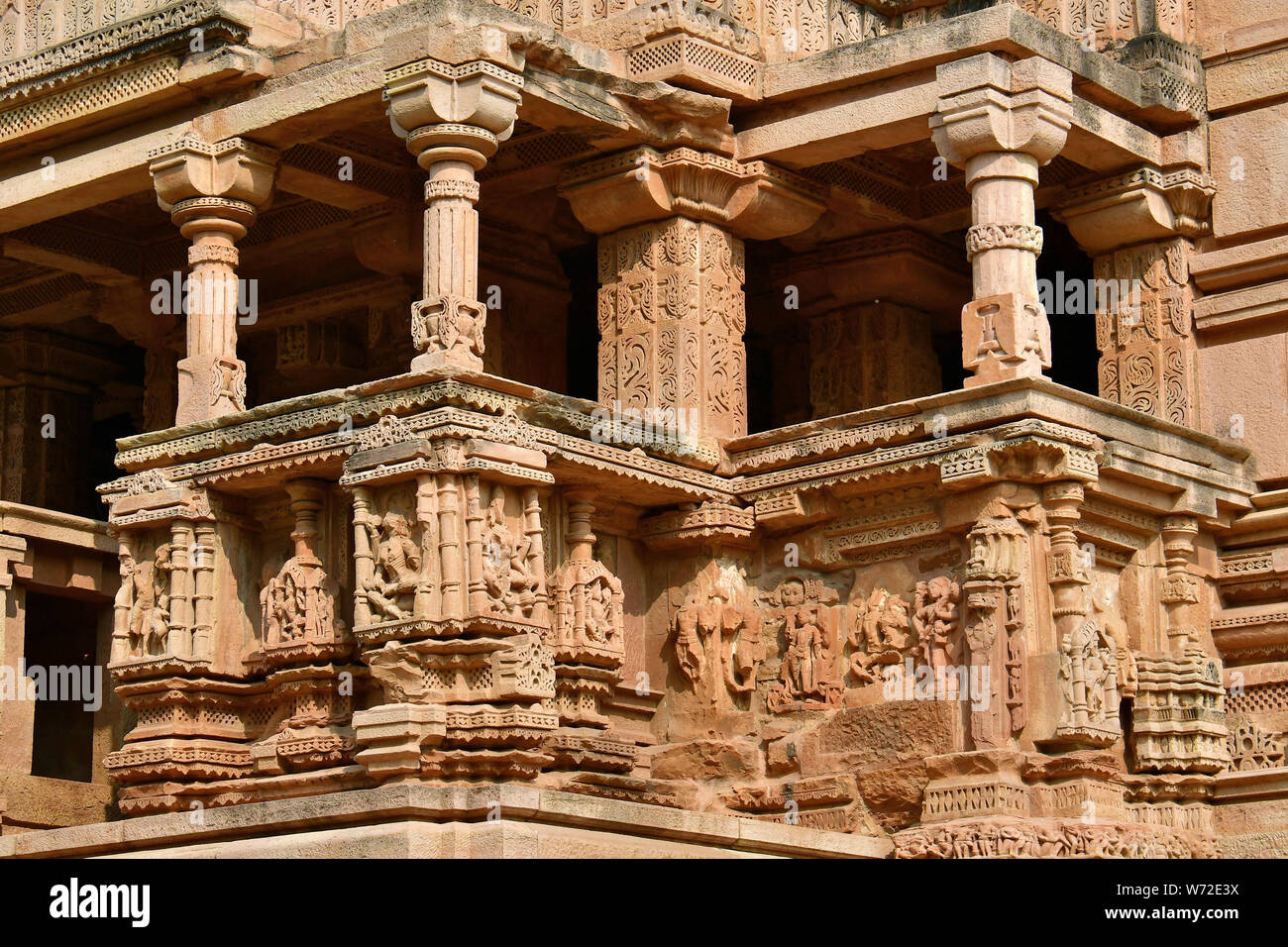 Sas-Bahu Ka mandir, or Sahastrabahu Temple, Gwalior, India, Asia Stock ...