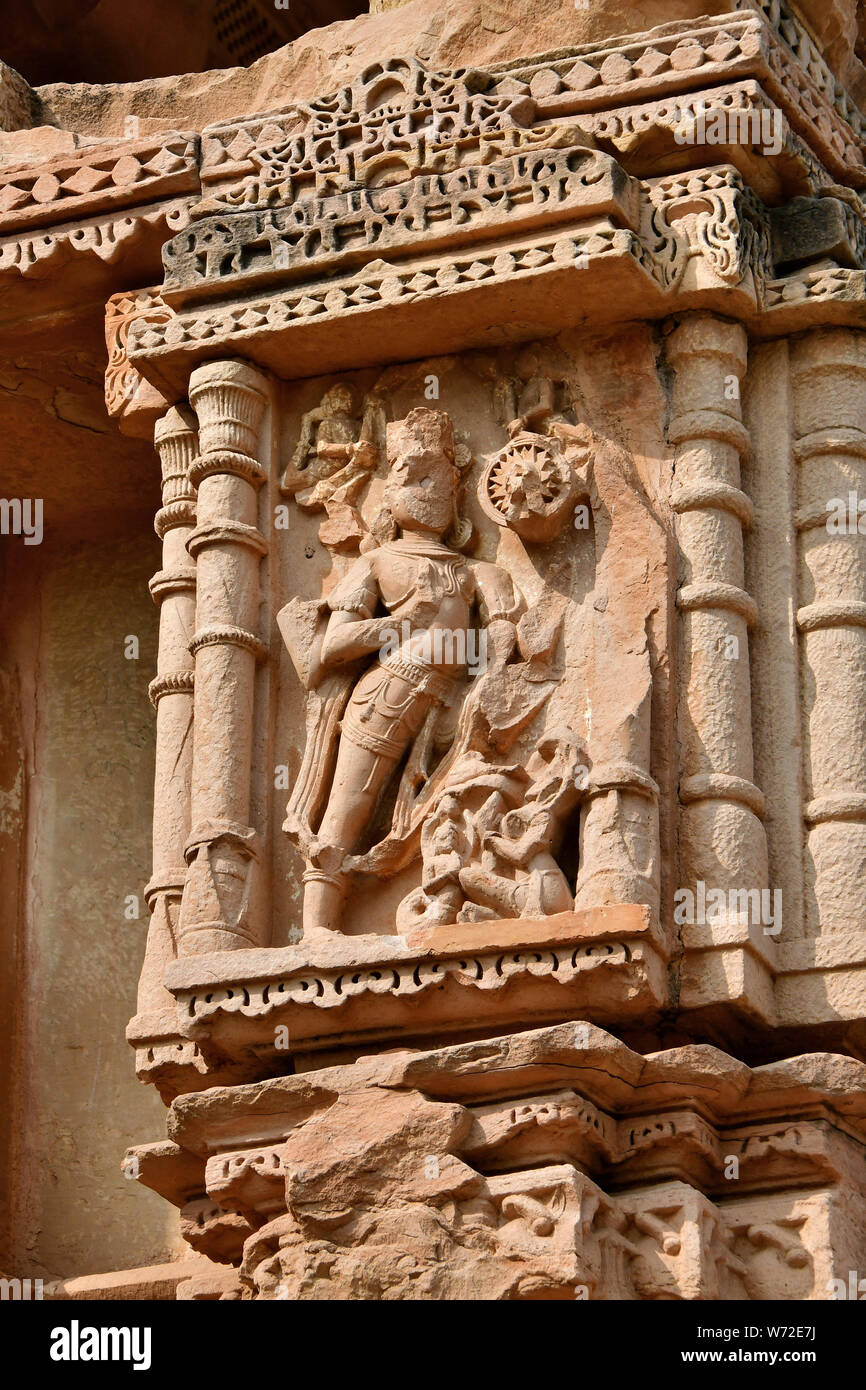Sas-Bahu Ka mandir, or Sahastrabahu Temple, Gwalior, India, Asia Stock ...