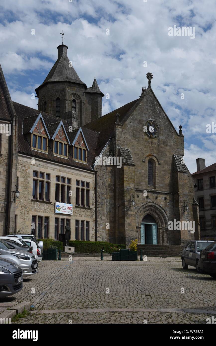 Bourganeuf in the Creuse department in the Nouvelle-Aquitaine region in ...