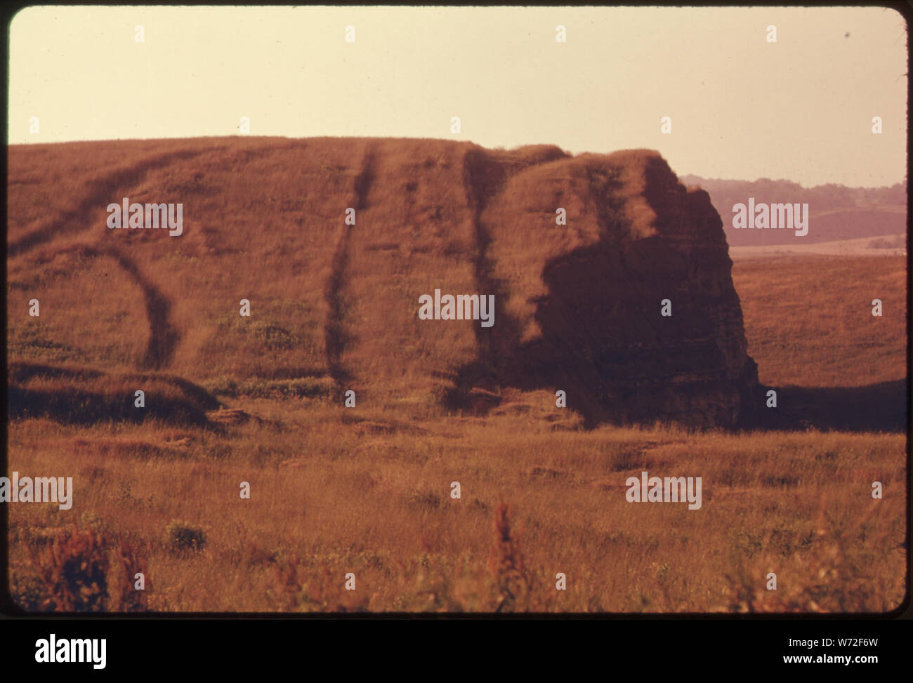 IRREGULAR LAND FORMATIONS RESULT IN AREAS PREVIOUSLY STRIPPED BY THE ...