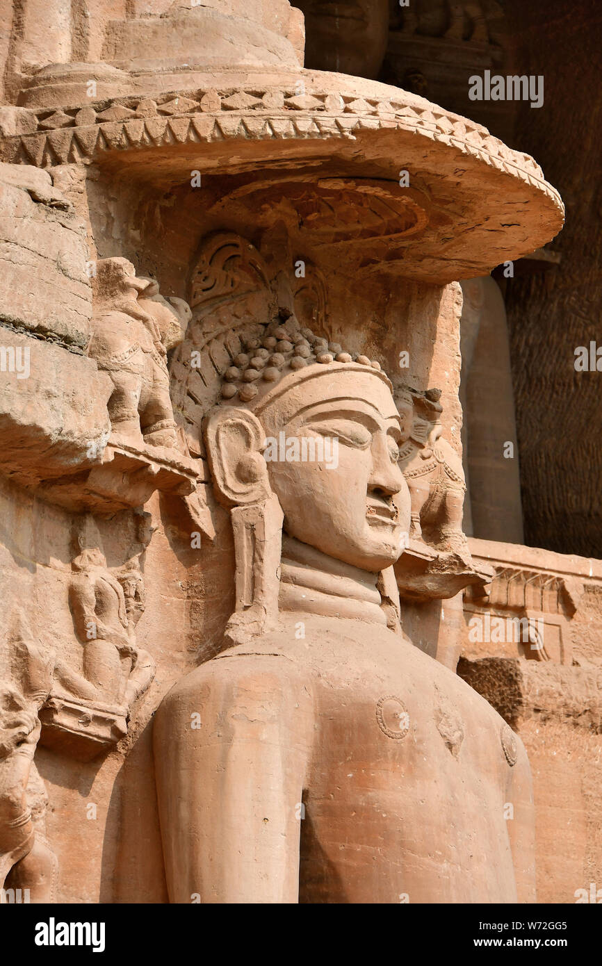 Jain Statue of a Tirthankara, Gwalior, India, Asia Stock Photo - Alamy