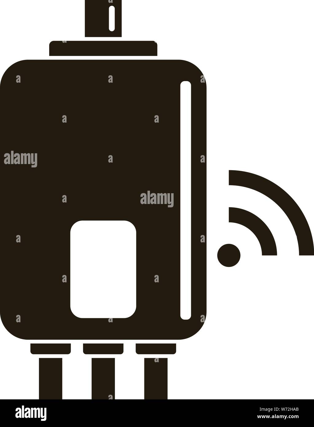 House boiler icon. Simple illustration of house boiler vector icon for ...