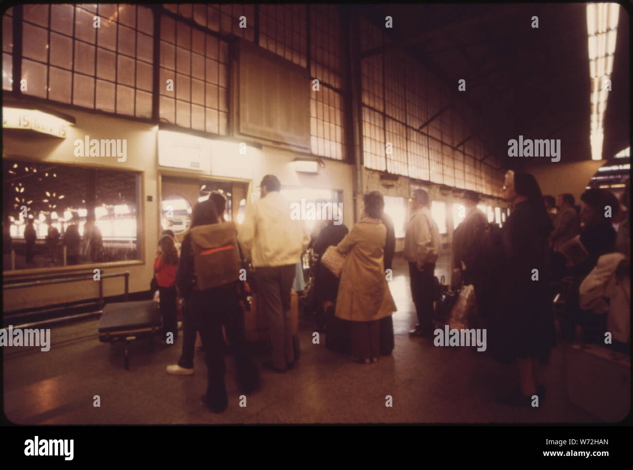 LOADING PLATFORM AND WAITING ROOM OF THE UNION STATION IN ST. LOUIS ...