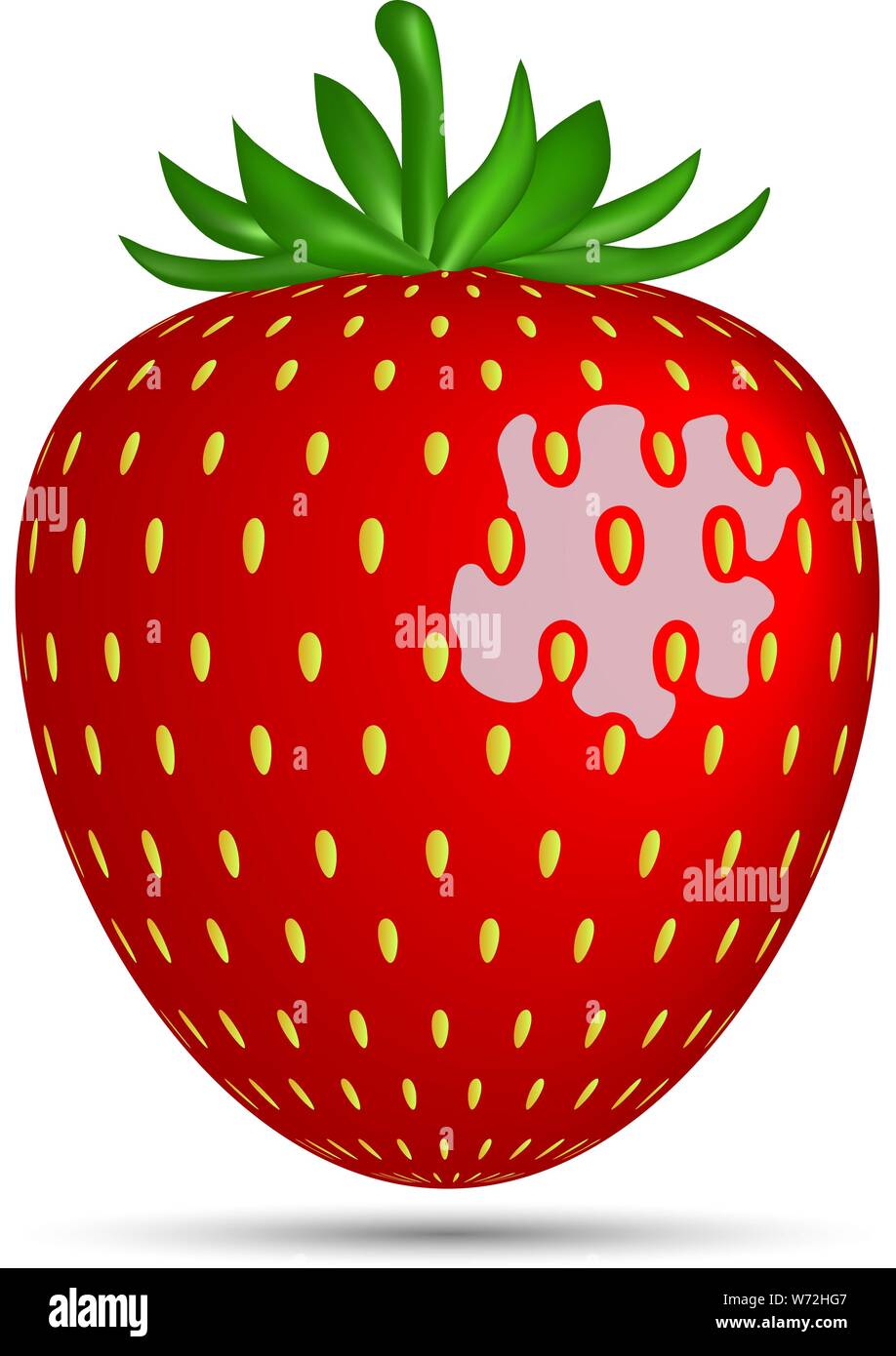 Food concept. Vector illustration, strawberry Stock Vector Image & Art ...