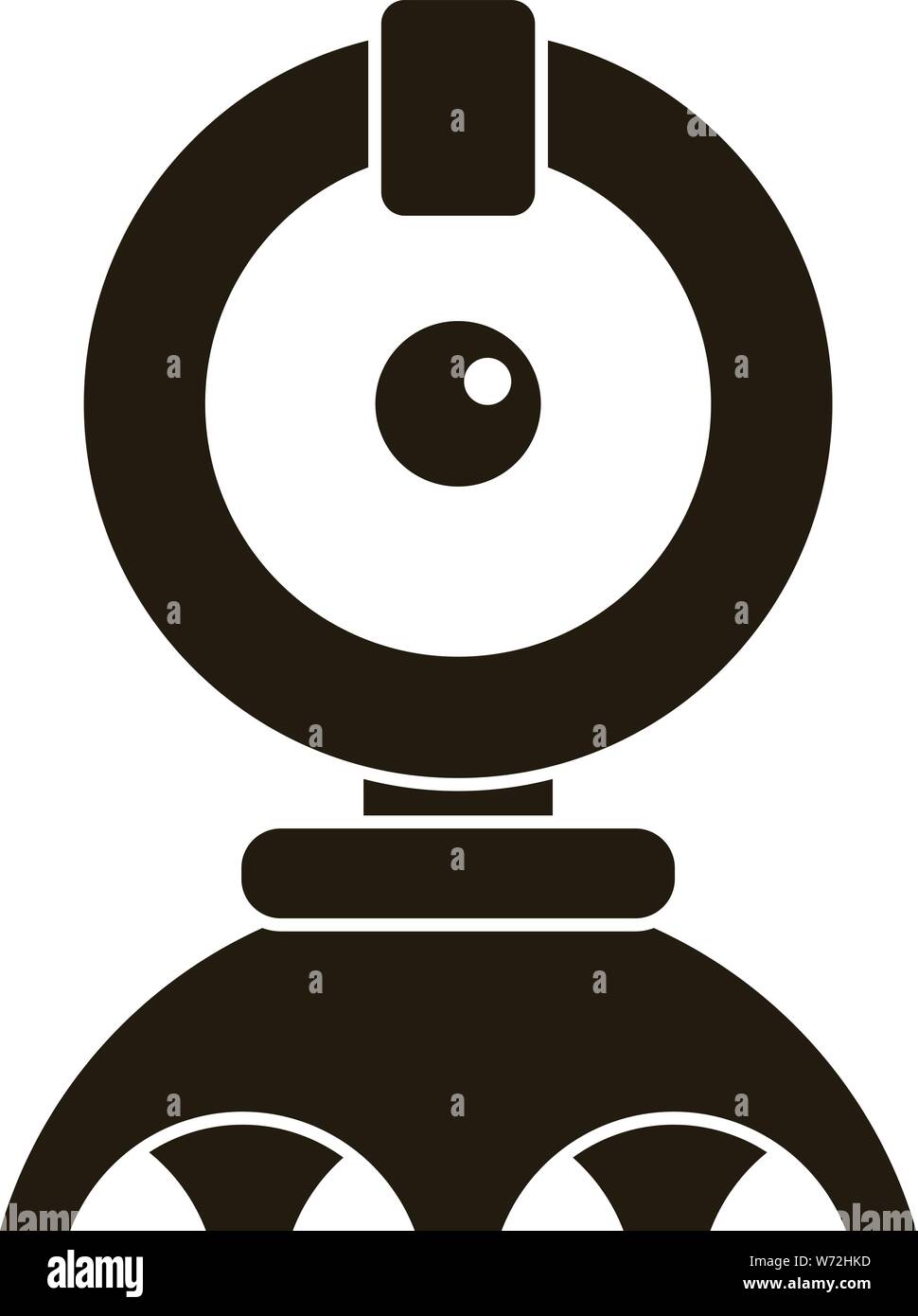 Indoor security camera icon. Simple illustration of indoor security ...