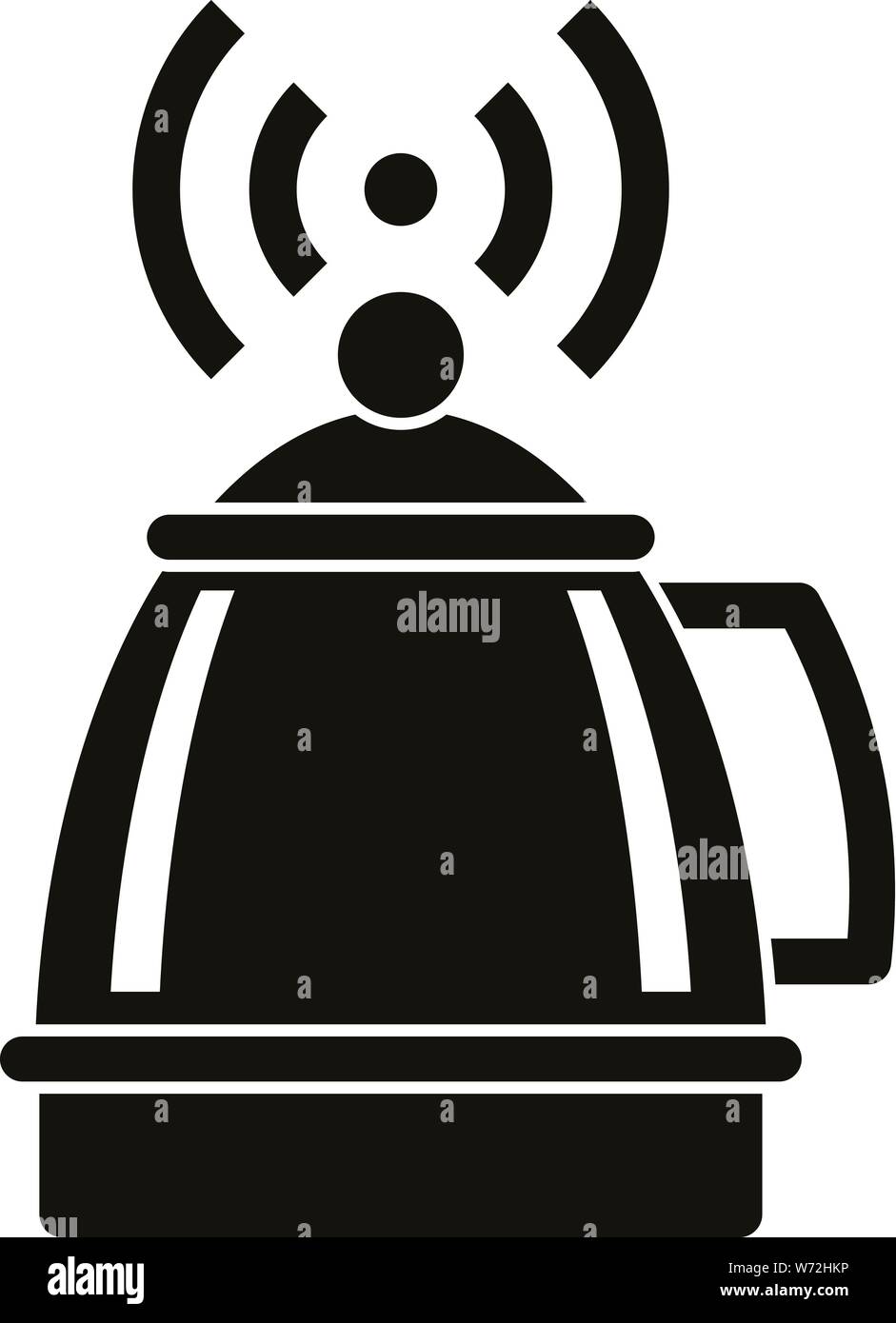 Smart kettle icon. Simple illustration of smart kettle vector icon for ...