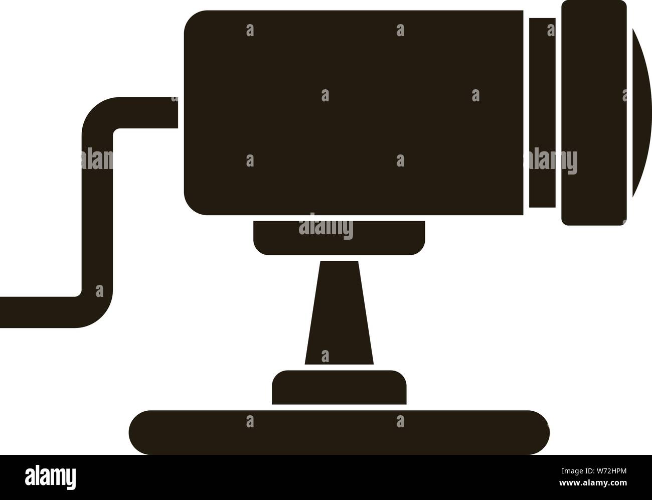 Conference camera icon. Simple illustration of conference camera vector ...
