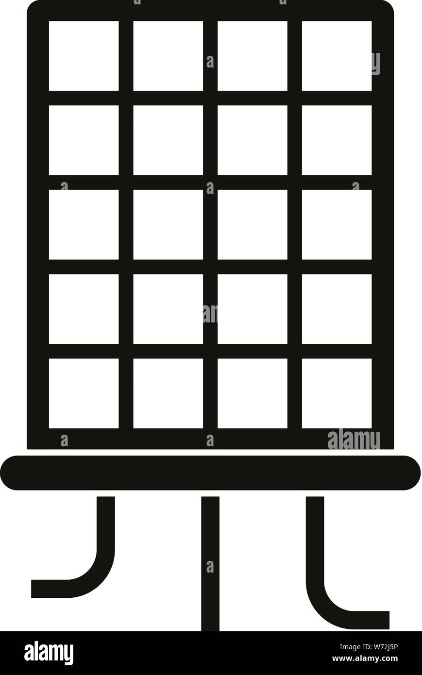 Solar panel icon. Simple illustration of solar panel vector icon for ...
