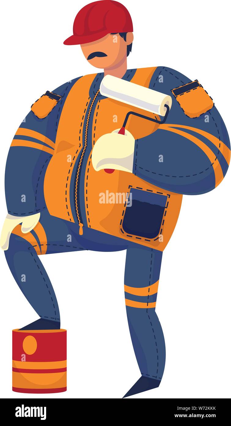 Paint foreman icon. Cartoon of paint foreman vector icon for web design ...