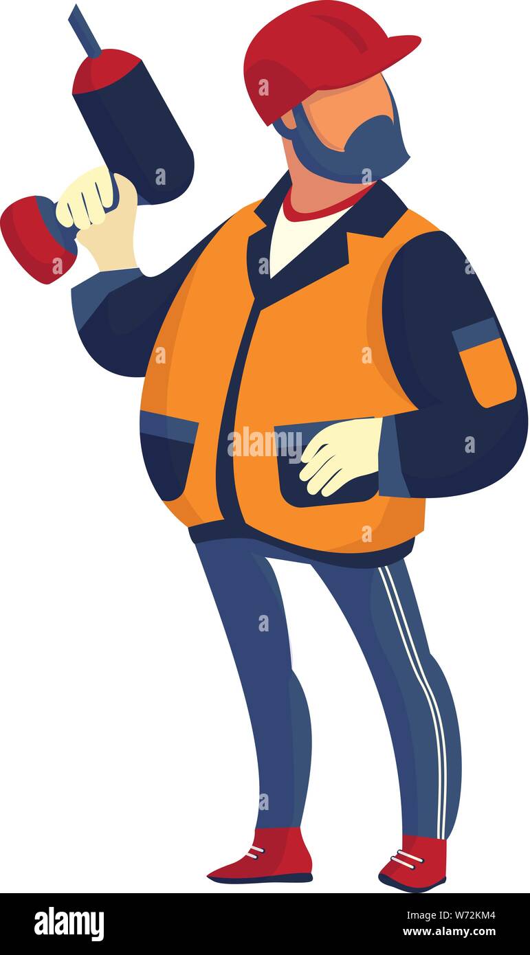 Technician foreman icon. Cartoon of technician foreman vector icon for ...