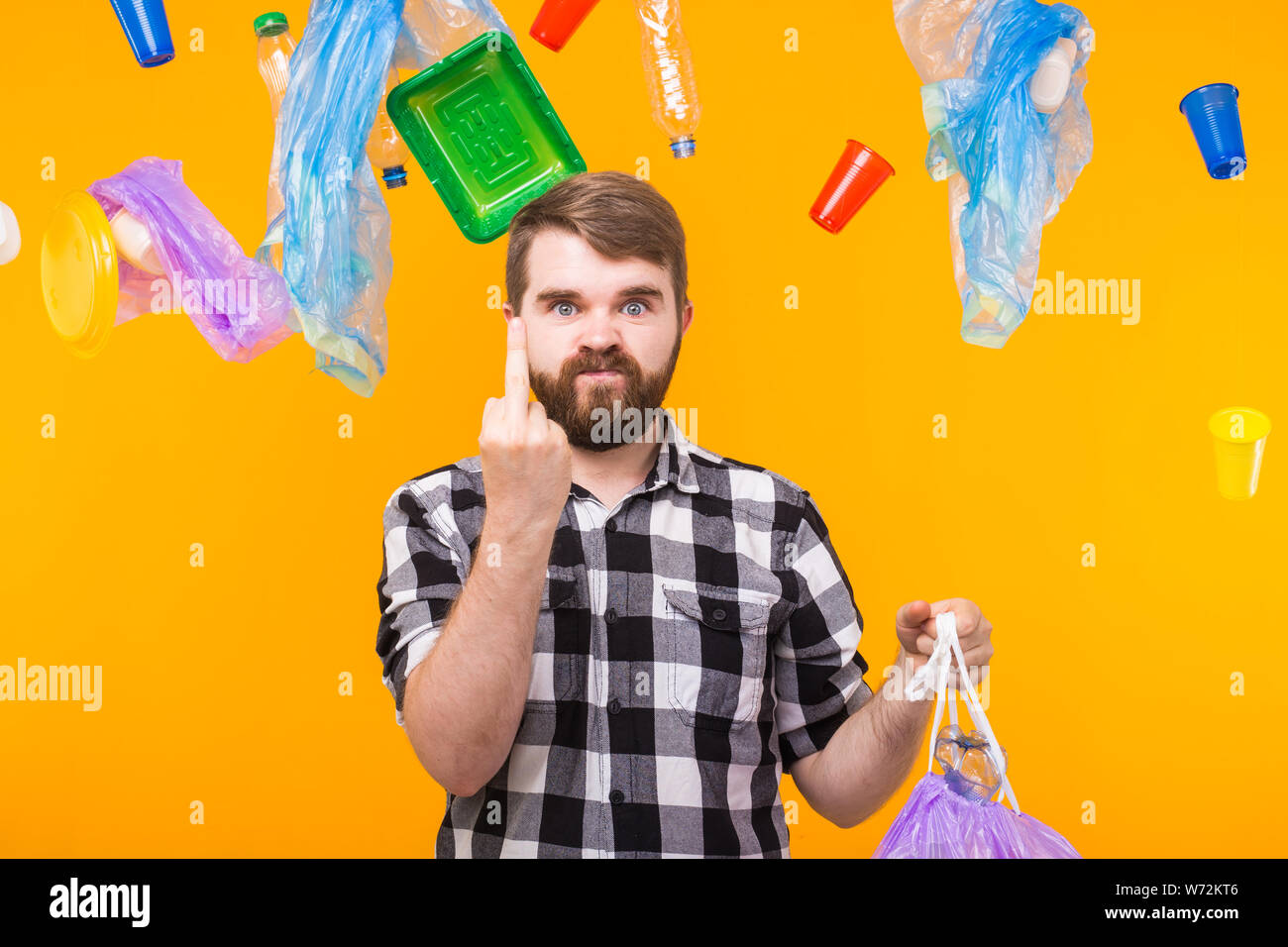 Environmental pollution, plastic recycling problem and waste disposal ...