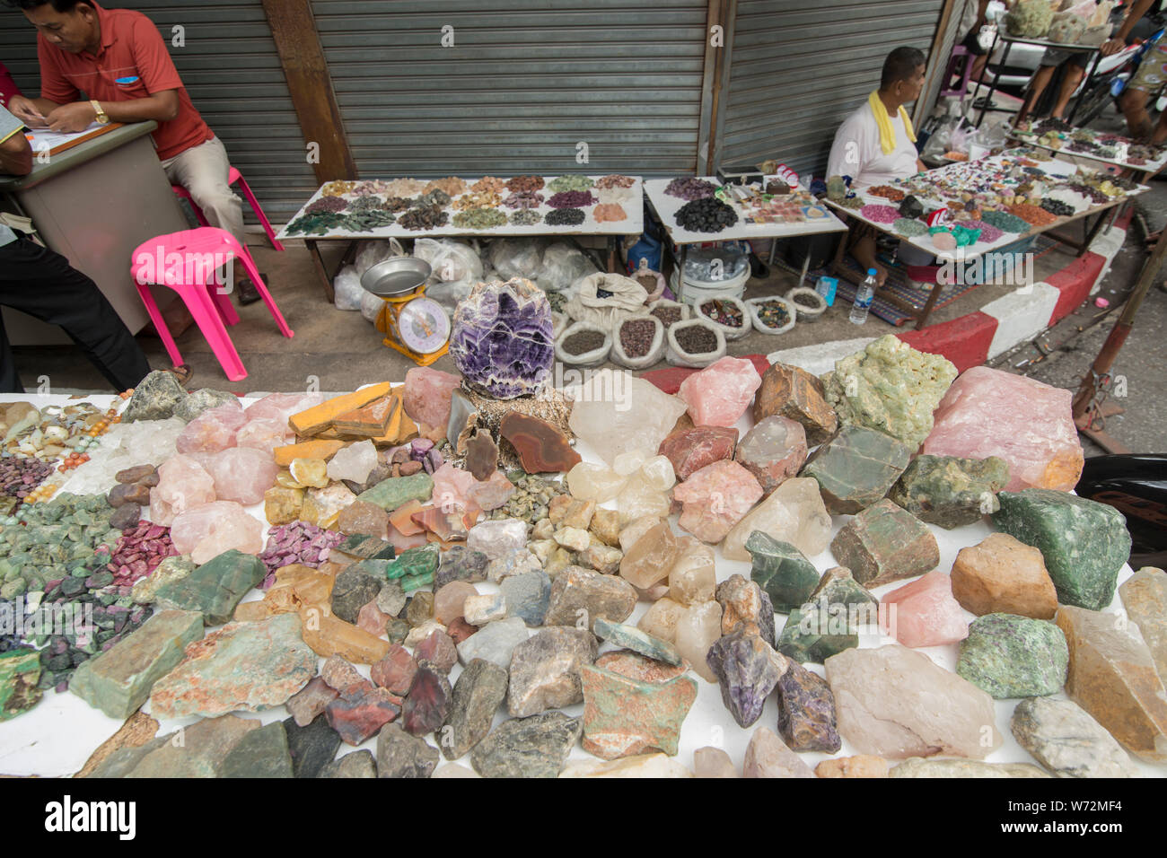 Gem market thailand hi-res stock photography and images - Alamy