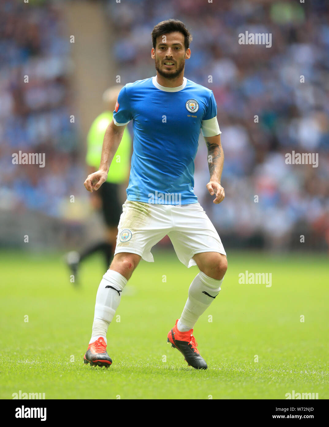 Manchester City's David Silva during the Community Shield match at ...