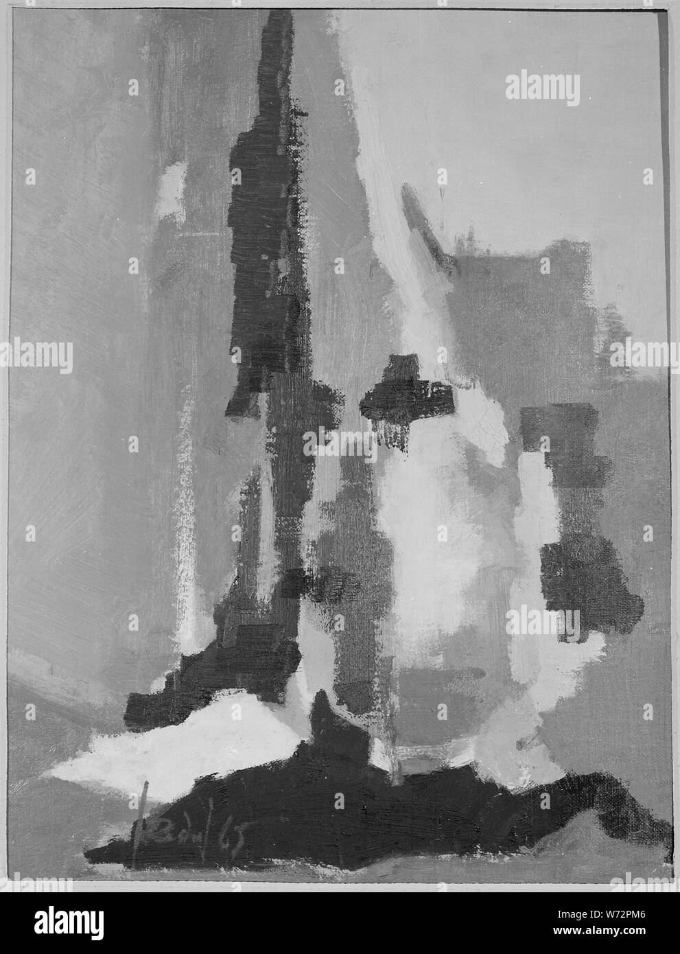 Oil on board Black and White Stock Photos & Images - Alamy