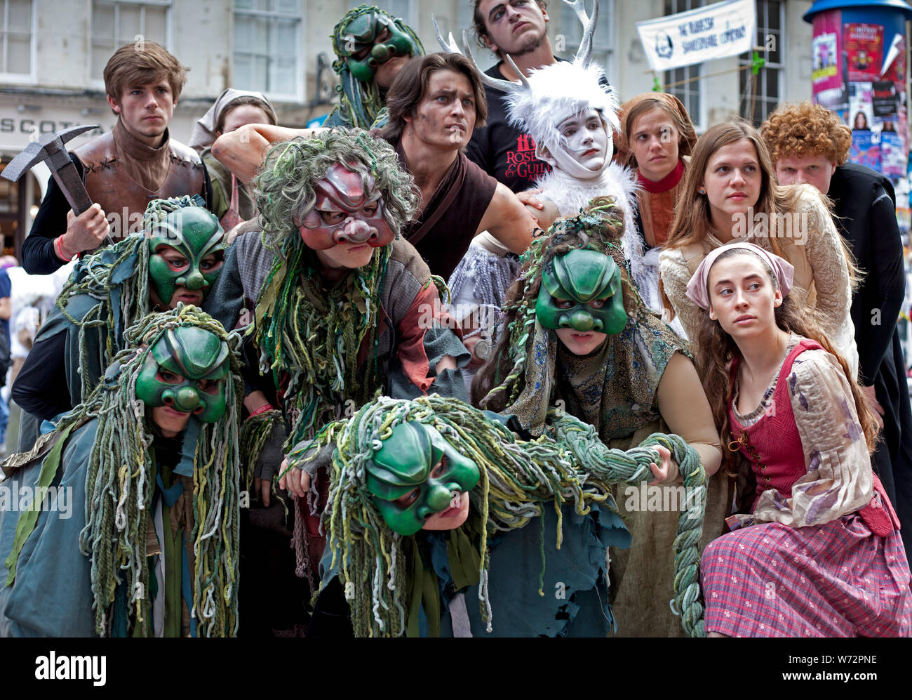 Edinburgh Festival Fringe, Scotland, UK. 4th August 2019. Cast members ...