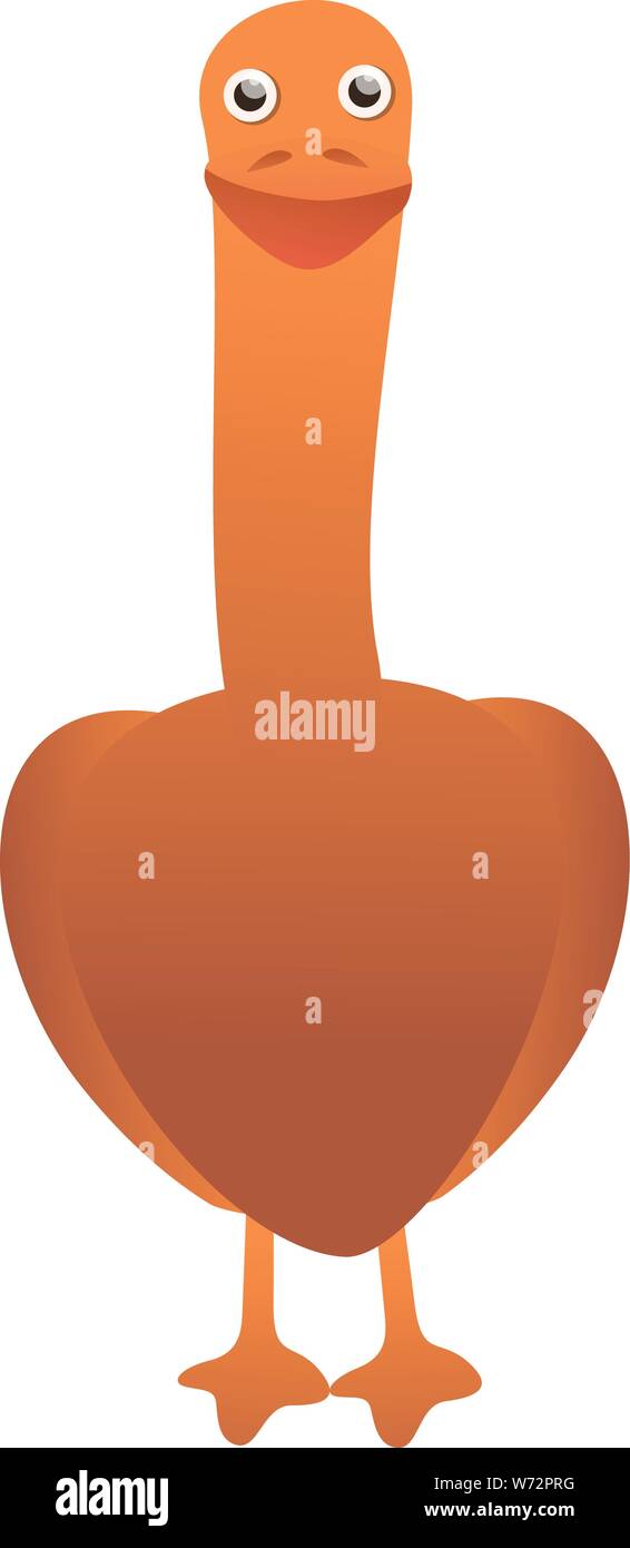 Goose smiling icon. Cartoon of goose smiling vector icon for web design ...