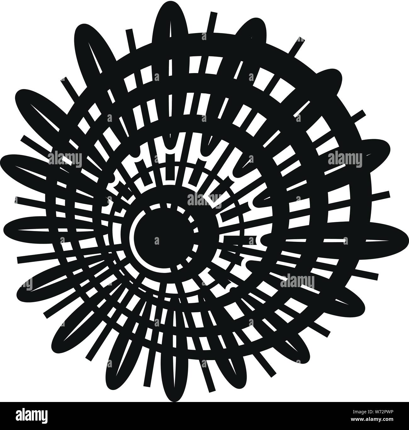 Badminton shuttlecock icon. Simple illustration of badminton ...