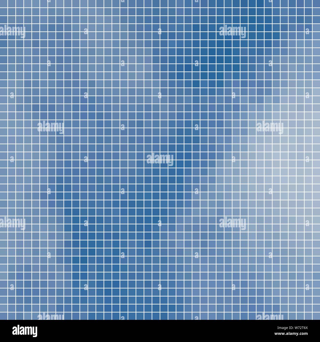 abstract vector square pixel mosaic background - blue Stock Vector ...