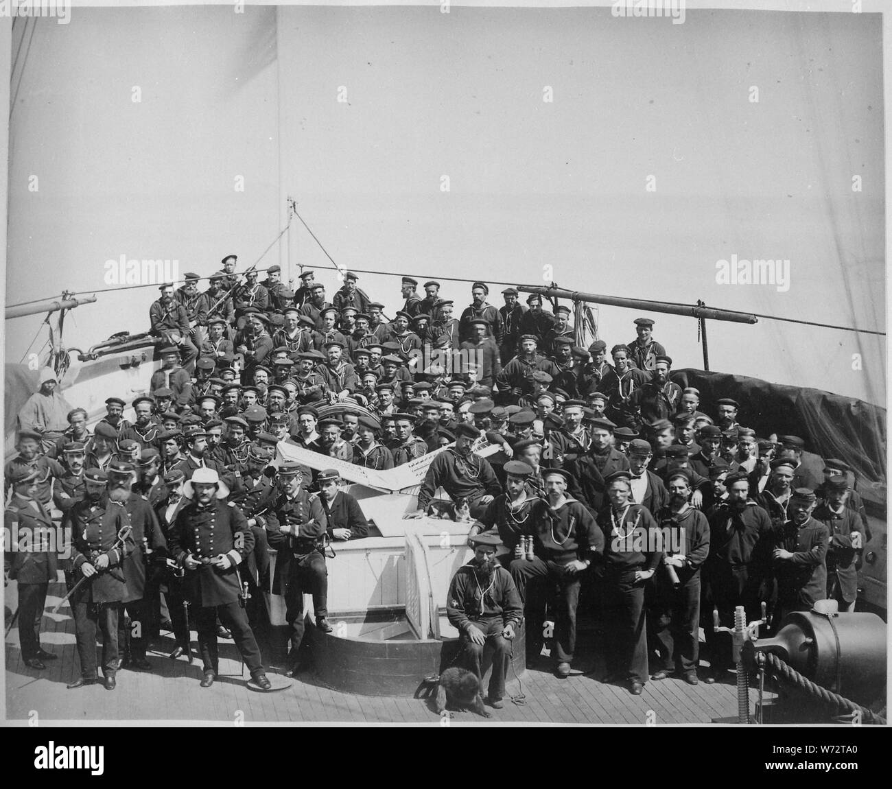 Officers & Crew of the U.S.S. Monocacy., 06/1871; General notes: Use ...