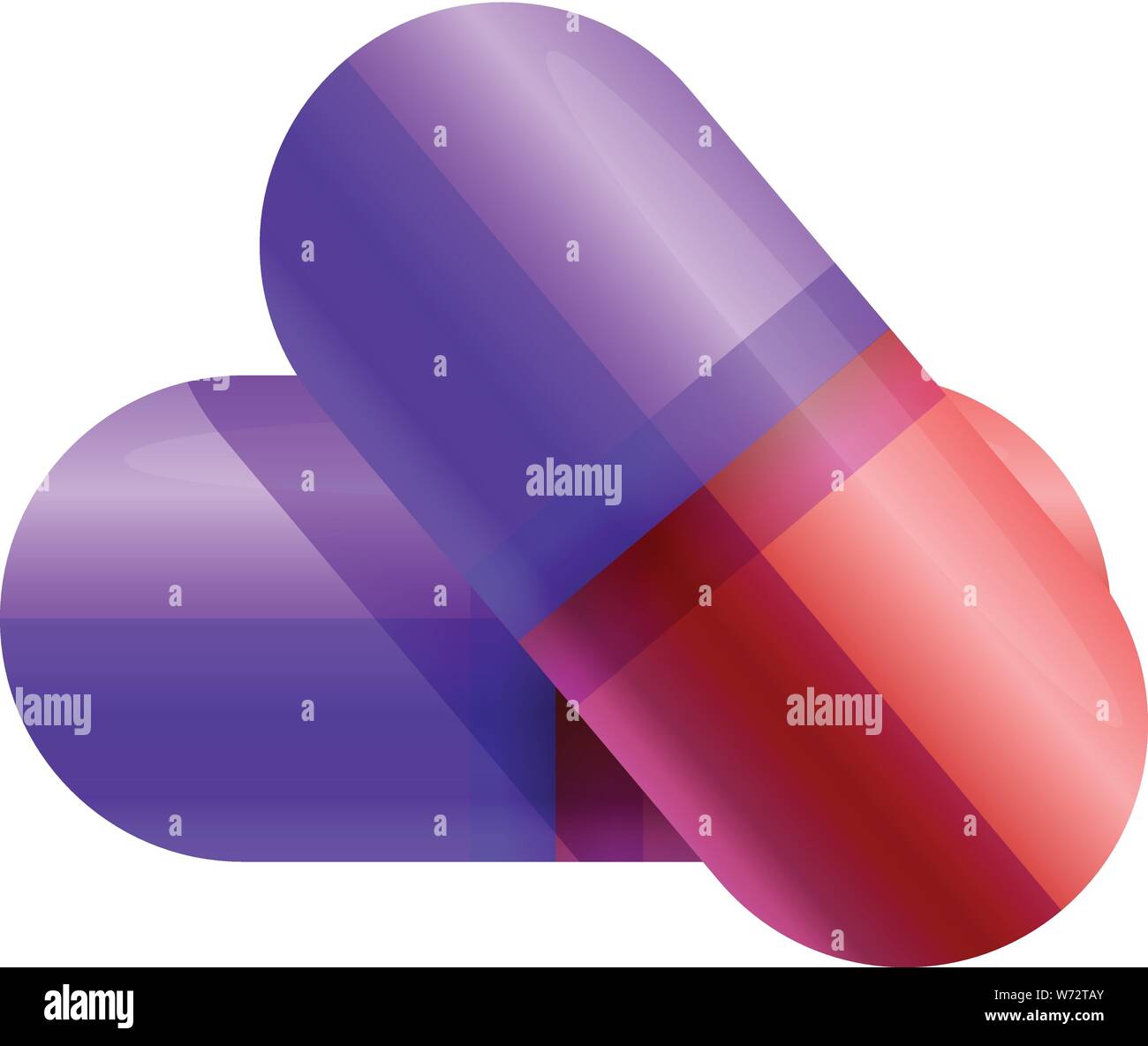 Medical capsule icon. Cartoon of medical capsule vector icon for web ...