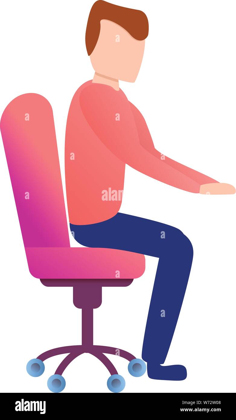 Rolling Chair Cartoon