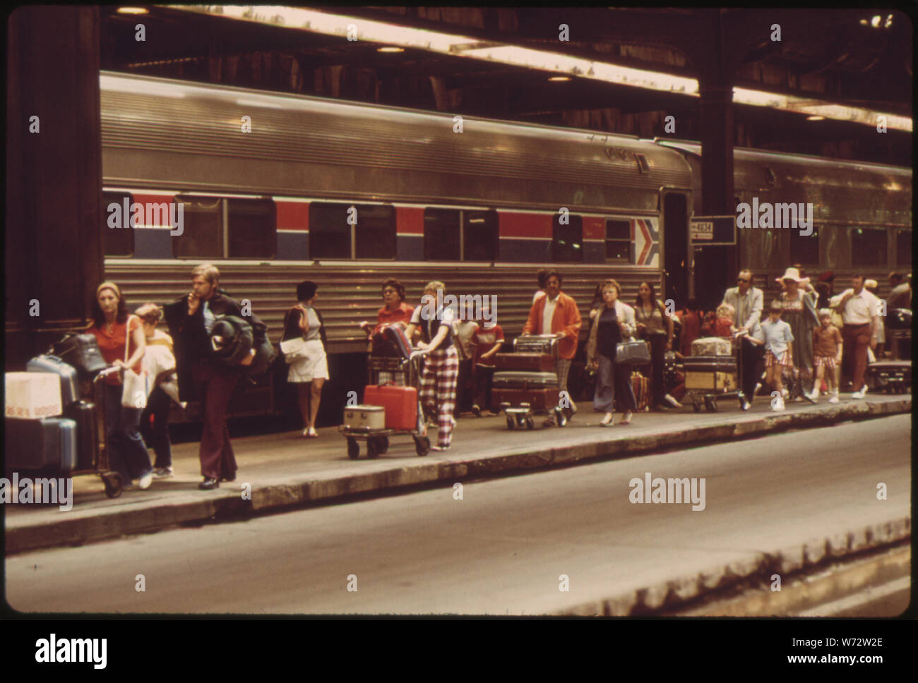 Amtrak trains 1970 hi-res stock photography and images - Alamy